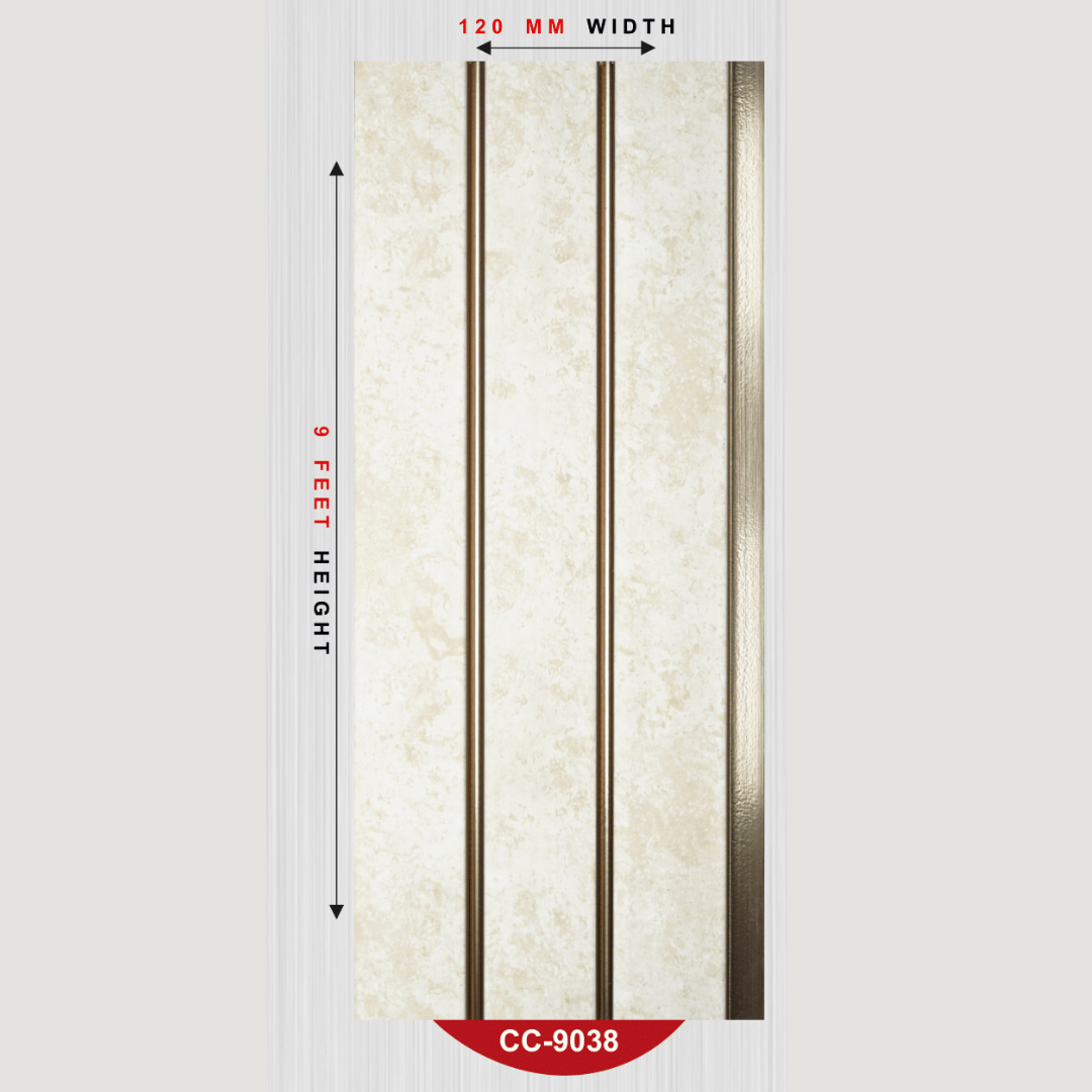 CC - 9038 / CISCON LOUVERS / PVC LOUVERS / 9 FT x 4.8 INCH x 12MM ...
