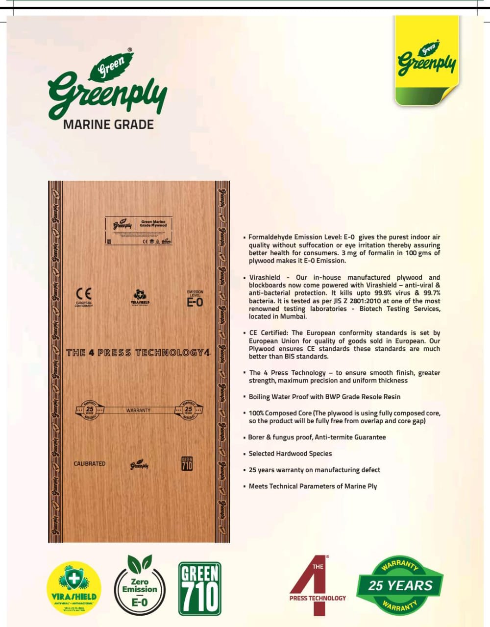 Green Marine (IS 710) - Greenply – Materialin