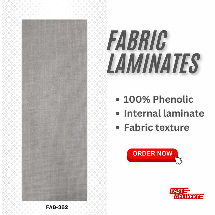 FAB 382 - FABRIC INSIDE LAMINATES (100% PHENOLIC) - 8FT x 4FT – Materialin